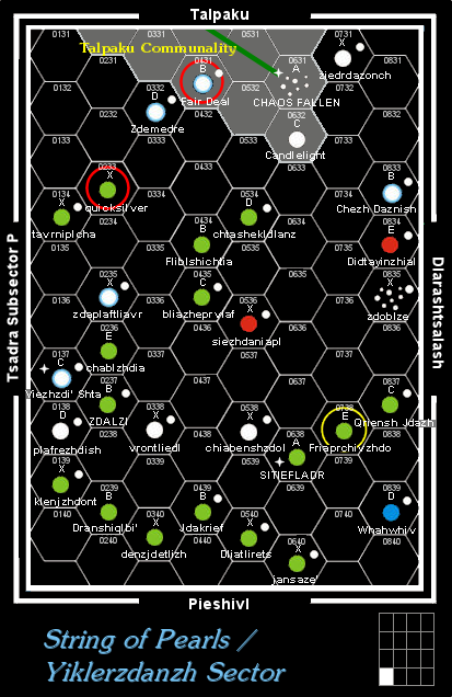 String of Pearls Subsector - Traveller