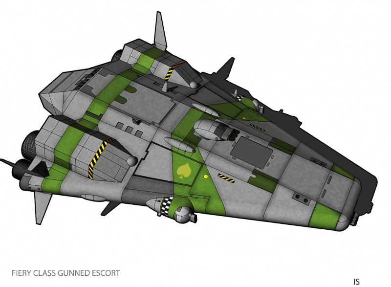 Fiery class Gunned Escort - Traveller